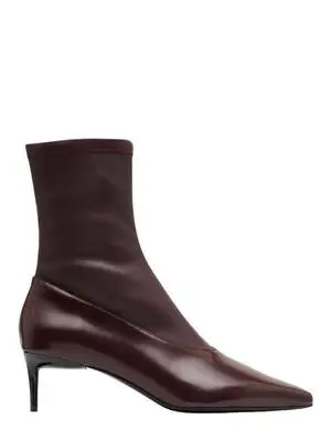 ST AGNI Sock Ankle Boots - Bordeaux
