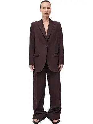 ST AGNI Classic Blazer - Port