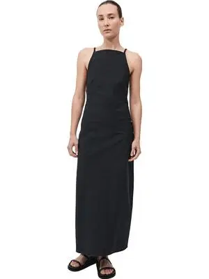 ST AGNI St. Agni Minimal Bias Maxi Dress - Black