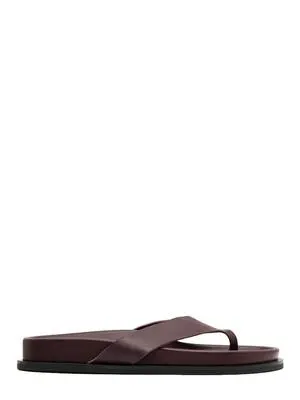ST AGNI Thong Slide - Bordeaux