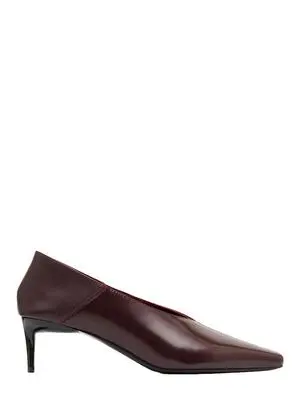 ST AGNI Classic Fold Heel - Bordeaux