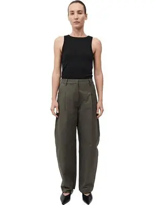 ST AGNI Relaxed Balloon Trousers - Kalamata