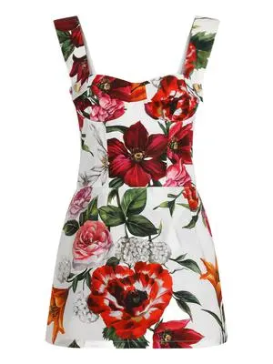 DOLCE & GABBANA Floral Print Poplin Top