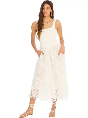 Allison Giselle Dress - White