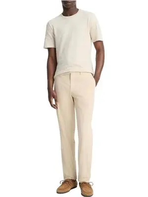 Vince Owen Athletic Cotton Twill Pant - Red