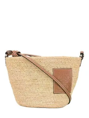 LOEWE LOEWE X Paula's Ibiza Slit Anagram-Patch Shoulder Bag