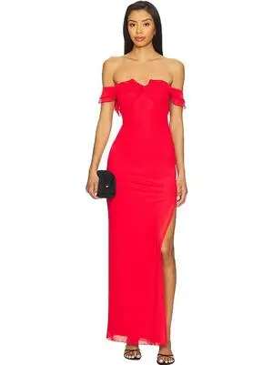 MORE TO COME Blake Maxi Dress - Red