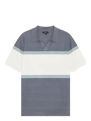 REISS Jefferson Polo In Blue - Air Force Blue