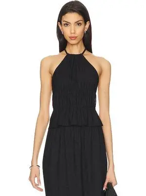 MORE TO COME Malina Top - Black