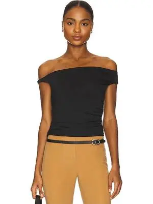 Superdown Baylie Off Shoulder Top - Black