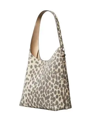 Tory Burch Tory Burch Suede Hobo Bag Cheetah Spots