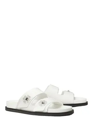 Tory Burch Turnlock Burch Slide - Cloud
