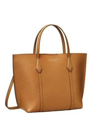 Tory Burch Small Perry Zip Tote - Autumn Brown