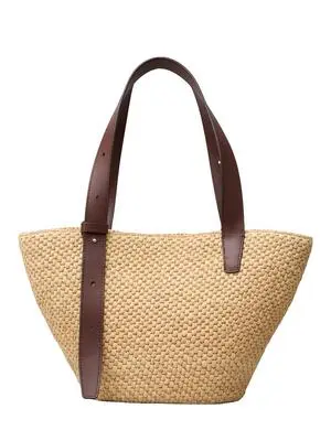 LIÉ STUDIO Lié Studio Small Bianca Raffia Tote