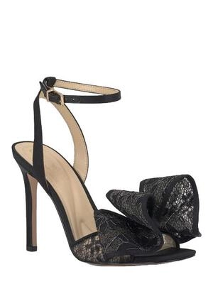 Jessica Simpson Olivine Ankle Strap Sandal - Black/pewter