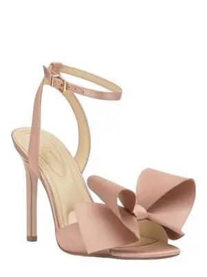 Jessica Simpson Olivine Ankle Strap Sandal - Blush Matte Satin