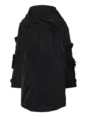 Ermanno Scervino Floral-appliqué Puffer Jacket - Black