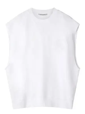 Stella McCartney S-wave Cotton Tank Top - White