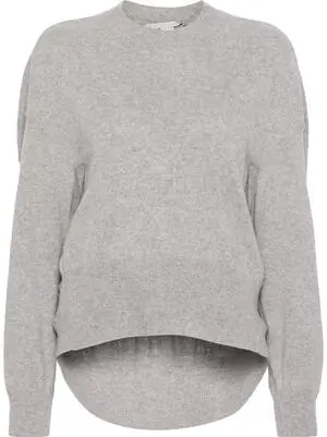 Stella McCartney Logo-embroidered Jumper - Grey