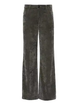 ERMANNO FIRENZE Logo-patch Palazzo Pants - Grey