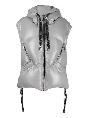 Khrisjoy Hooded Padded Gilet - Grey