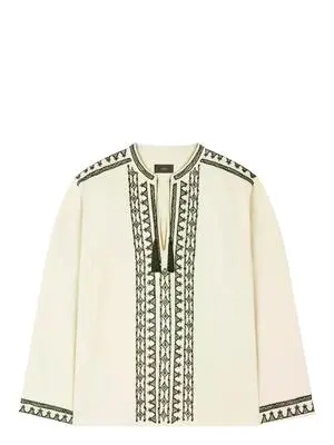 Alanui Tassel-detail Shirt - Neutrals