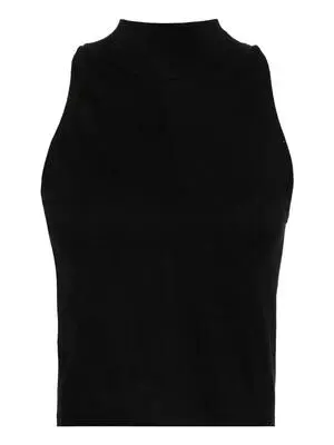 IRO PARIS Ribbed-knit Tank Top - Black