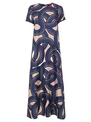 La DoubleJ Swing Maxi Dress - Blue