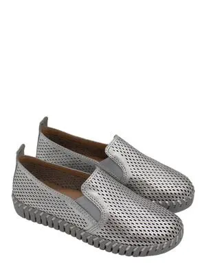 BOTTERO Slip-on Sneaker - Prata/ Prata