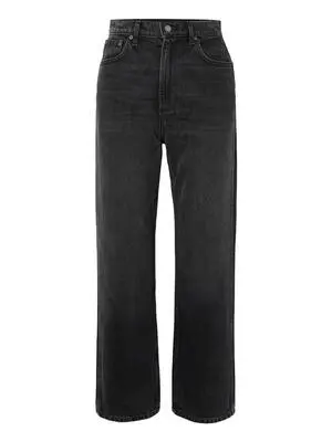 B Sides Plein High-rise Straight-leg Jeans - Black