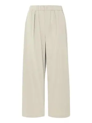 Varley Kayson Pleated Wide-leg Pants - Green