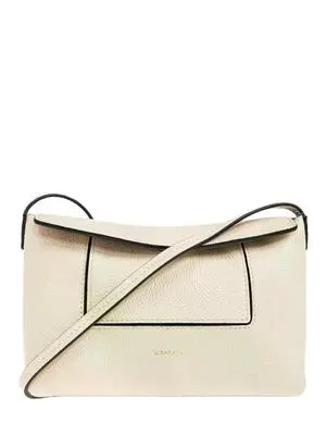 WANDLER Penelope Leather Crossbody Bag - Neutrals