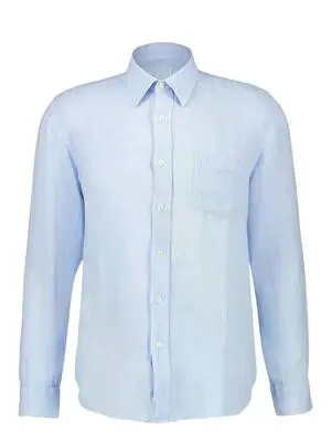 120% Lino Linen Shirt - Blue