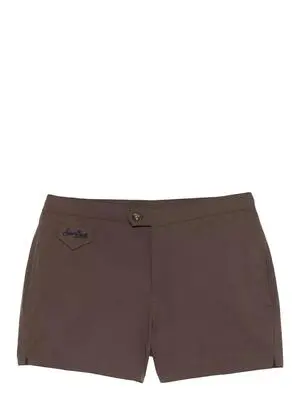MC2 SAINT BARTH Harry Swim Shorts Brown