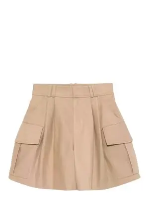 Dice Kayek Cotton Cargo Shorts - Neutrals