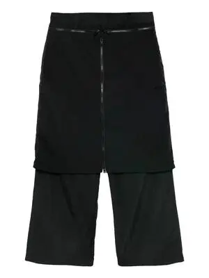 JUUN.J Layered Skirt Trousers - Black