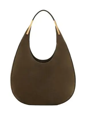 Savette The Small Florence Suede Hobo Bag - Brown