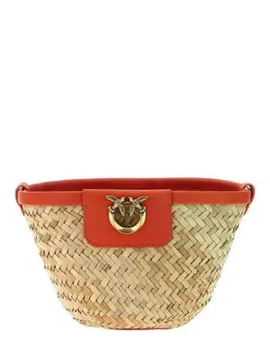 Pinko Love Summer Bucket Bag - Neutrals