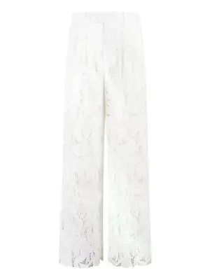 ISABELLE BLANCHE Lace Trousers - Neutrals