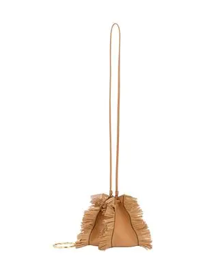 Ulla Johnson Adria Mini Pochette Handbag - Almond Fringe