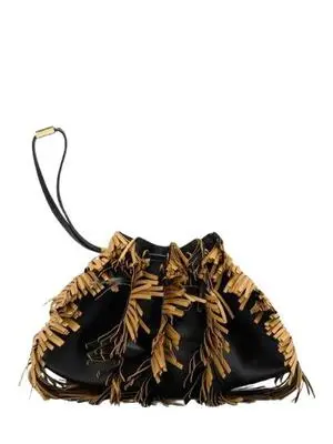 Ulla Johnson Adria Mini Crossbody - Noir Fringe