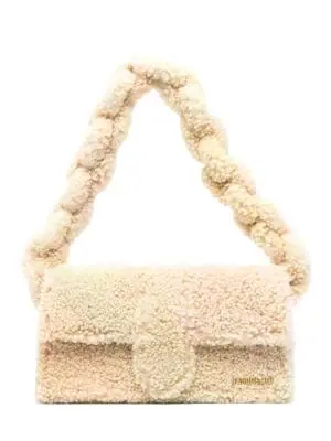 JACQUEMUS Le Bambidou Shearling Bag