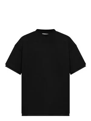 JIL SANDER Drop-shoulder T-shirt - Black