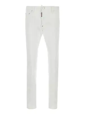 Dsquared2 Stretch-cotton Jeans - 100 White