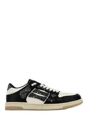 Amiri Contrast Panel Low-top Sneakers - Black