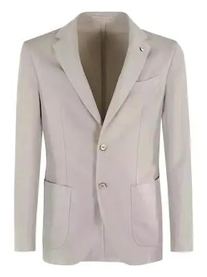 L.B.M. Two-button Tailored Blazer - Neutrals