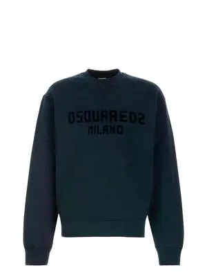 Dsquared2 Logo-embroidered Sweatshirt - Blue