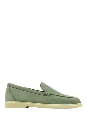 Magnanni Sophie Suede Loafers - Green