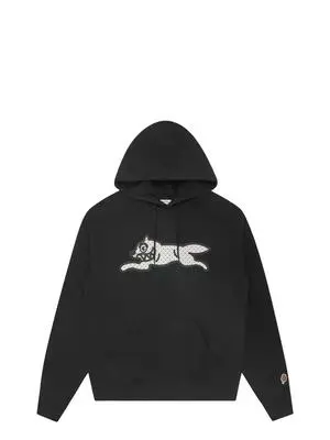 ICECREAM Running Dog Graphic-print Hoodie - Black