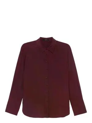 JOSEPH Top With Buttoned Cuffs - Red